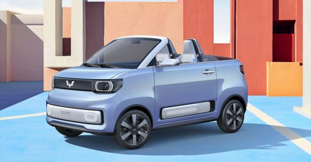 เผยโฉมแล้ว Hongguang MINI EV CABRIO รถเปิดประทุนระบบไฟฟ้า ราคาประหยัด ...